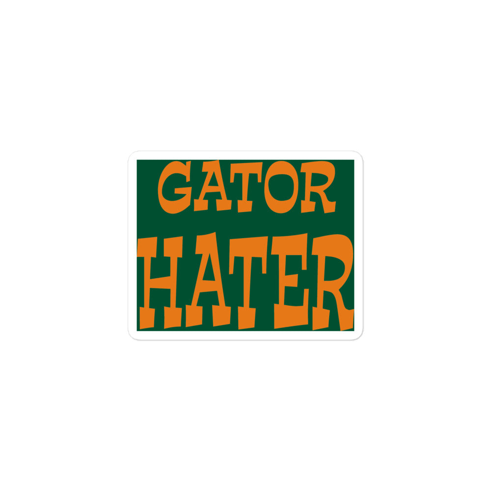 "Official" Gator Hater Stickers – Gator-Hater