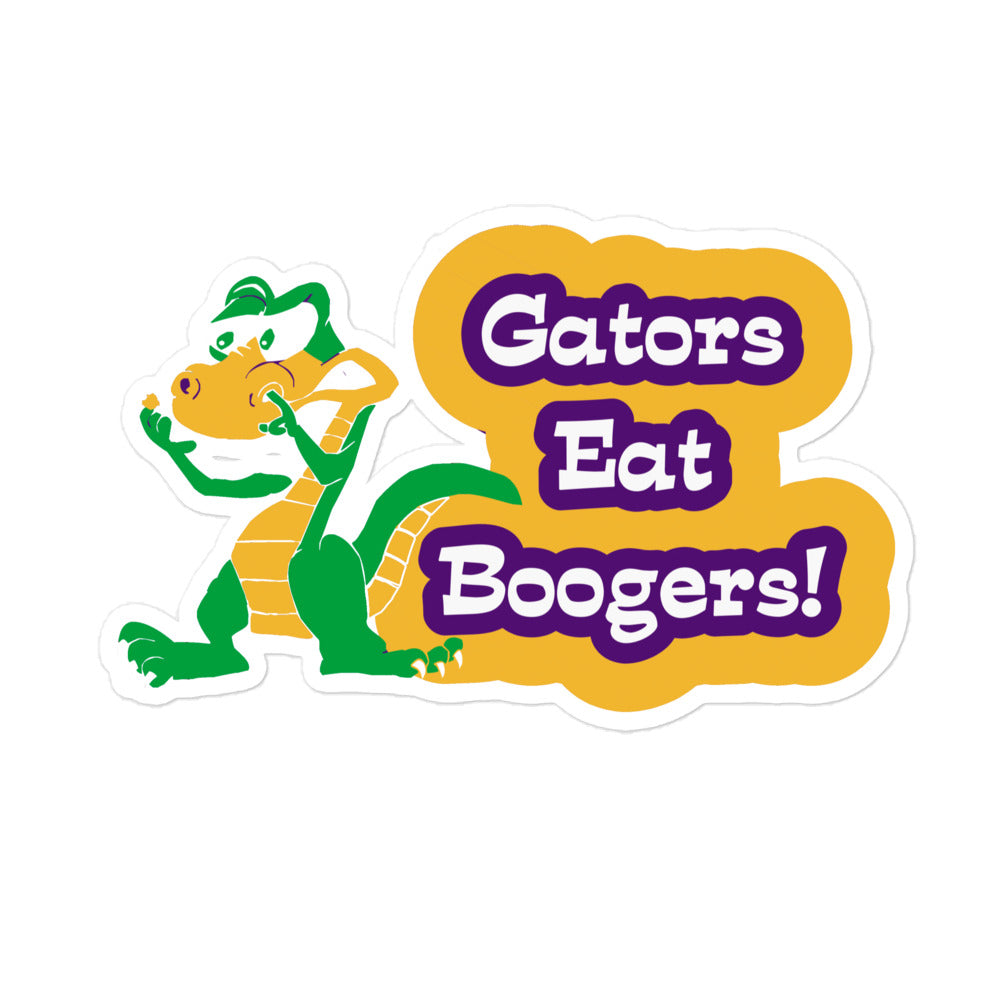 Gator Eat Boogers Stickers – Gator-Hater